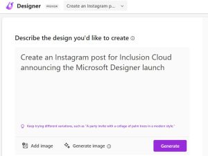 Microsoft Designer: Empowering Graphic Designers with AI